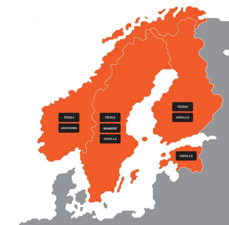 Our stores - Alligo - unites strong brands such as TOOLS, Swedol and Grolls